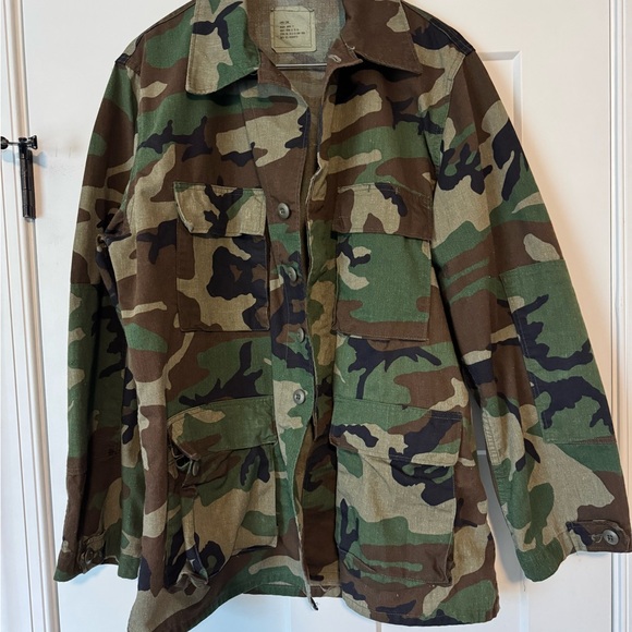 U.S. Military | Jackets & Coats | Vintage Military Camo Field Jacket 9s ...